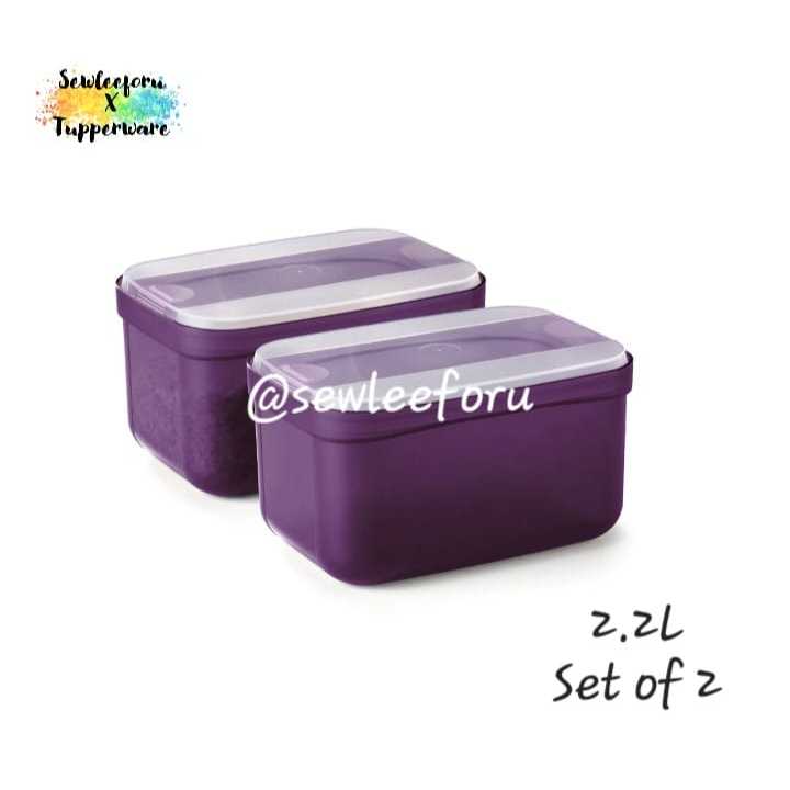 Tupperware Drawer Canister 2.2L & 1L | Shopee Singapore