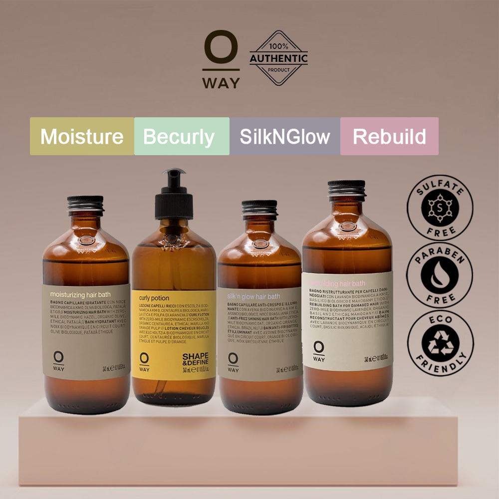 OWAY [HAIRCARE] moisturizing/beCurly/silk'nglow/rebuilding [With ...
