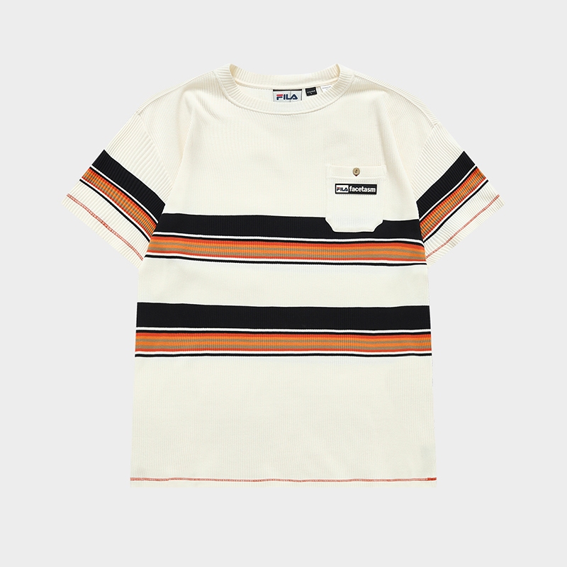 FILA FUSION x FACETASM Men's Short Sleeve T-shirt in Ash | Shopee Singapore