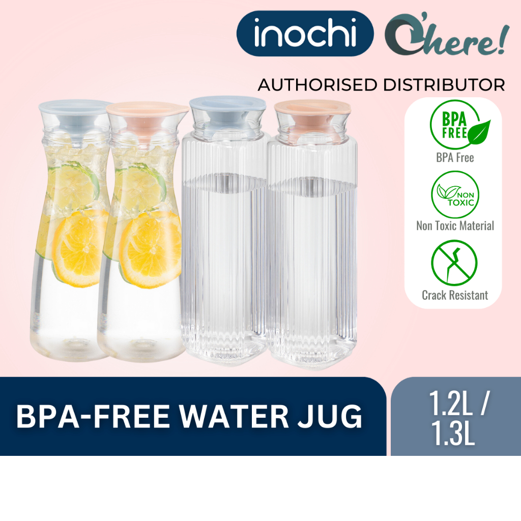 Inochi Yama Plastic Water Jug Water Pitcher BPA Free 1.2L / 1.3L | Shopee Singapore