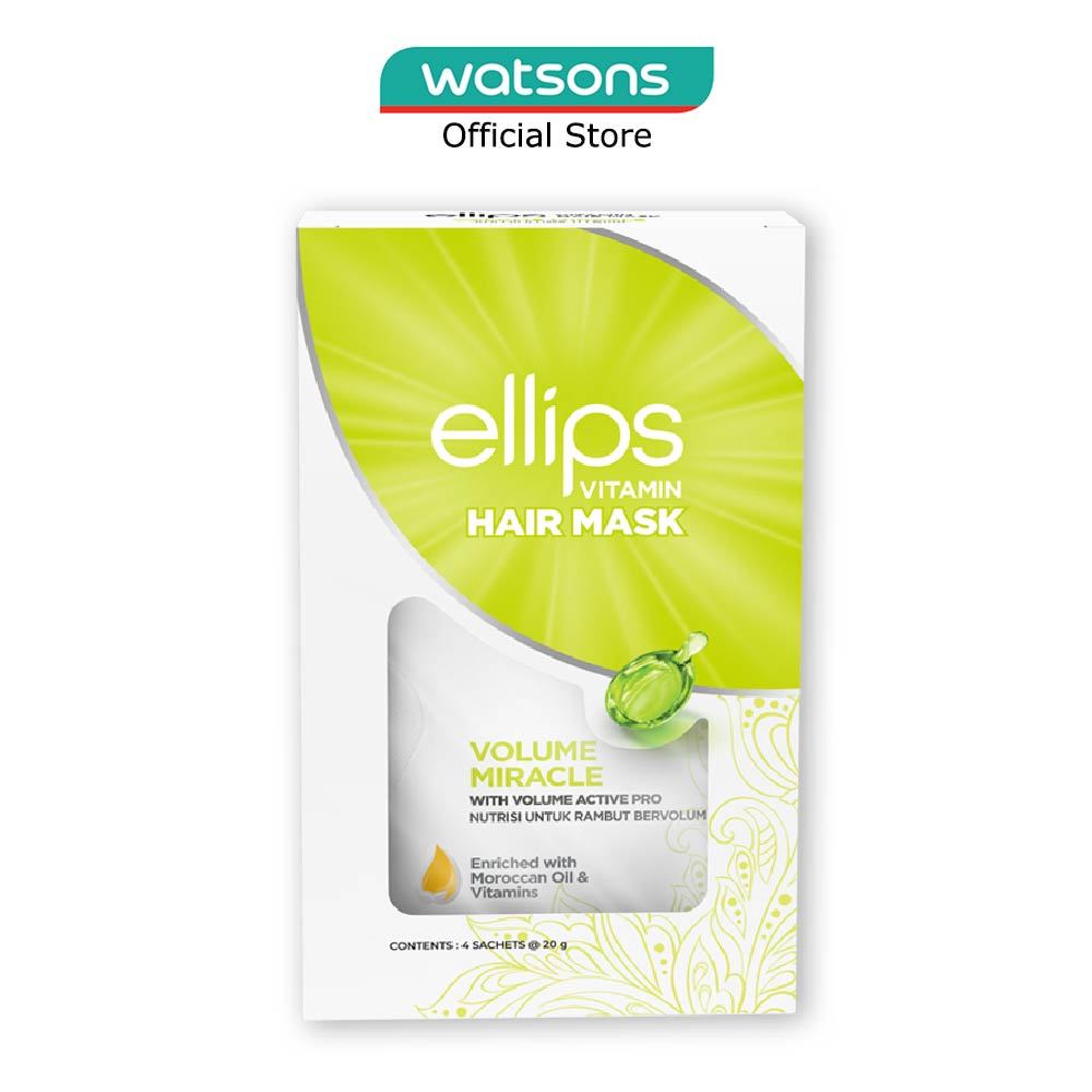 ELLIPS Vitamin Hair Mask Volume Miracle (With Volume Active Pro ...