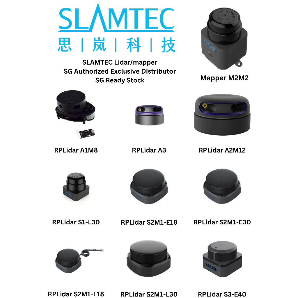 SLAMTEC LIDAR/Mapper A1/A2/A3/S1/S2/S3/M2 Robotic part development kit ...
