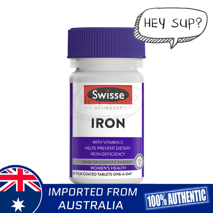 Swisse Ultiboost Iron Supplement 30 caps | Shopee Singapore