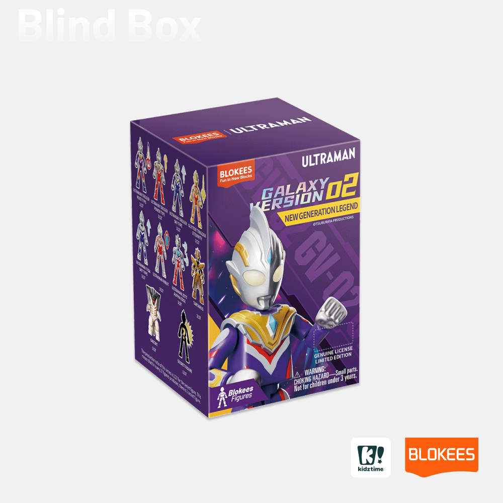 Kidztime x Blokees Blind Box Ultraman Toys Assembly Blocks Robot toys ...