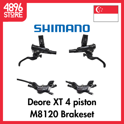 SHIMANO Deore XT Disc Brake 4-Pistons BL-M8100 + BR-M8120 | Shopee Singapore