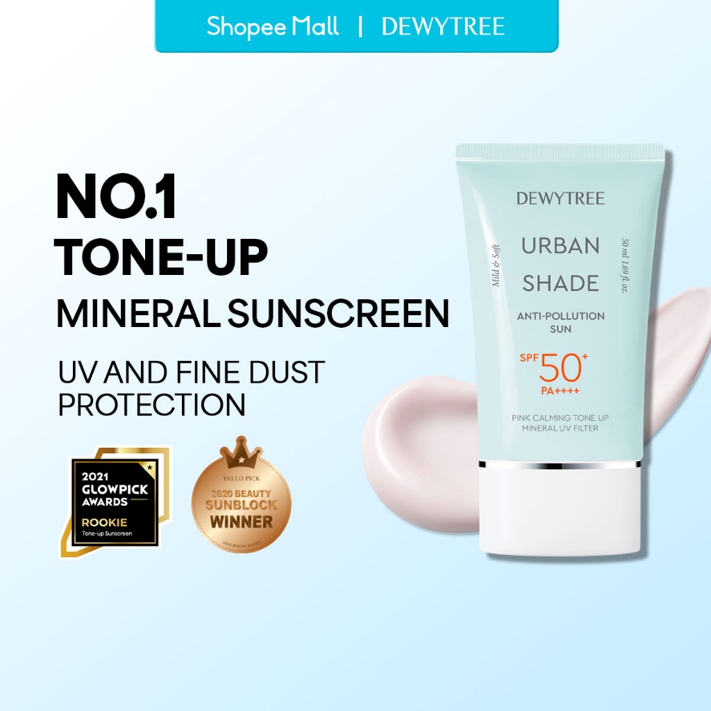[DEWYTREE] URBAN SHADE Anti-Pollution & Tone Up Mineral Sunscreen with ...