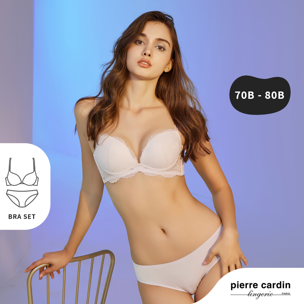 Pierre Cardin Scavenged Beauty Push Up Demi Bra Set 707-73703 | Shopee Singapore