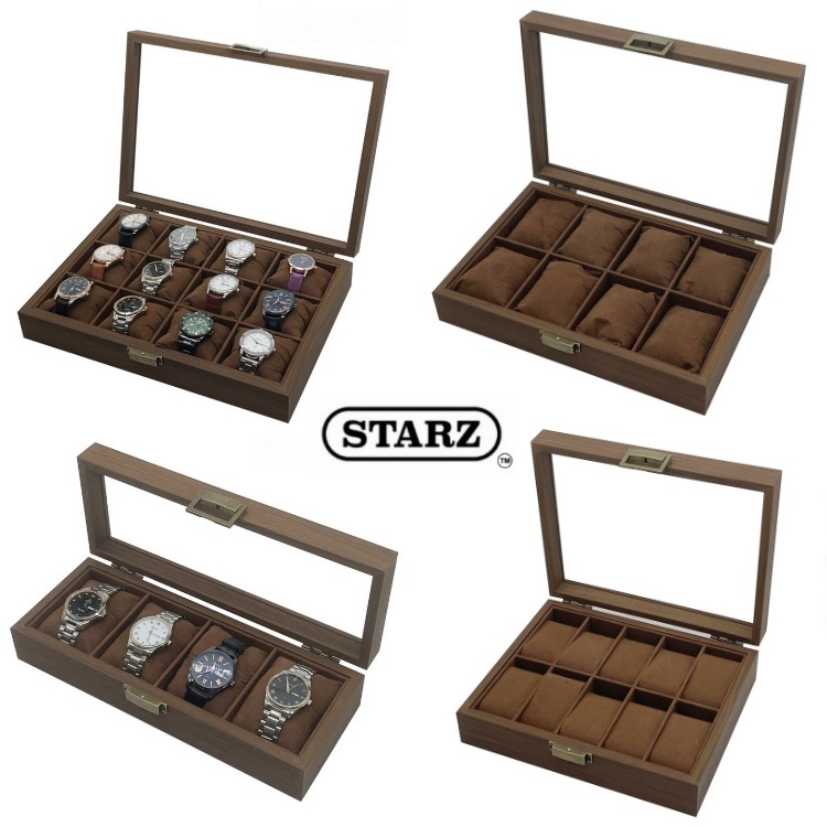 STARZ - 20 Assorted Models , 1 to 12 Slots Wooden Watch Storage Box ...