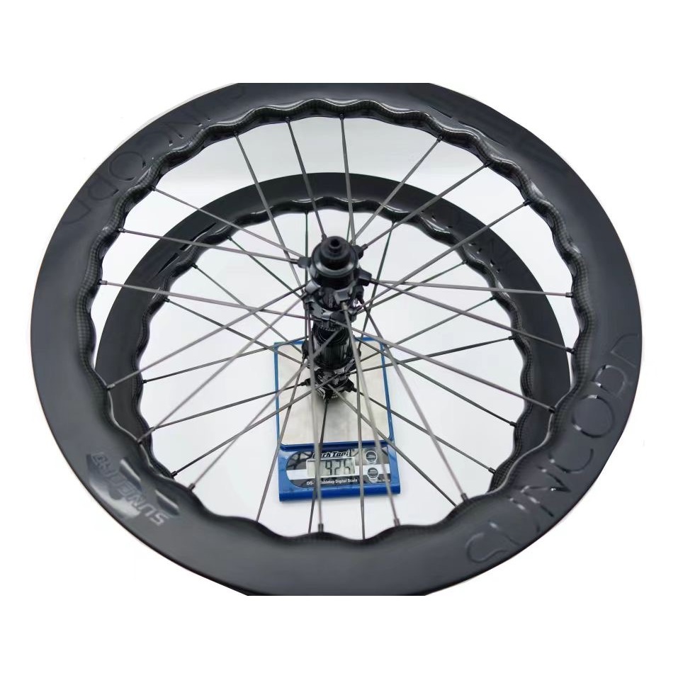 (New) SUNCORD Wave Design Carbon Wheelset with Carbon Spoke #Ultralight ...