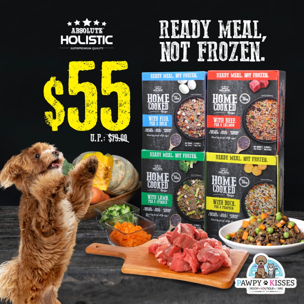 Absolute Holistic Home Cooked Recipe Dog Food 2KG | Pawpy Kisses ...