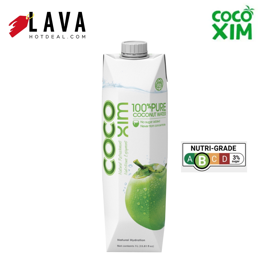 [COCOXIM] Pure Coconut Water 1L - Single - 100% Natural Coconut Water ...