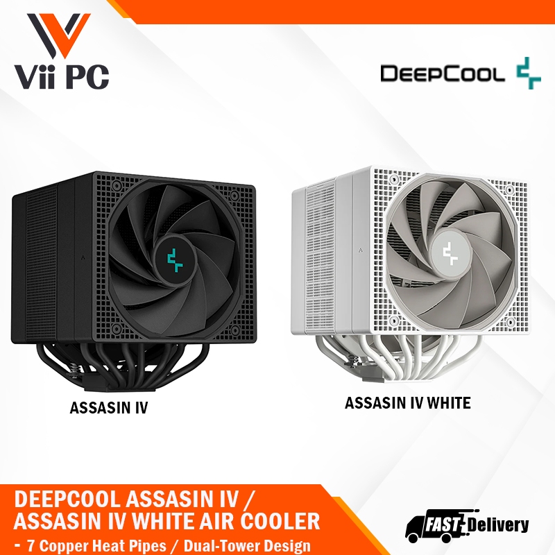 Deepcool Assassin Iv Premium Cpu Air Cooler Dual Tower 120140mm Fdb Fan Configuration 7