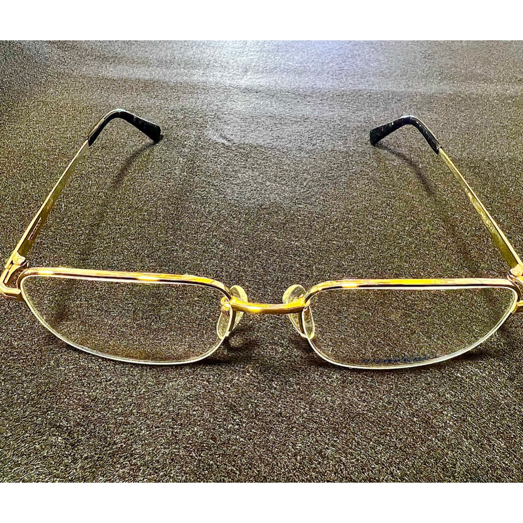 Burberry K14wg 637w eyeglass frames half rims new unused Made in Japan ...