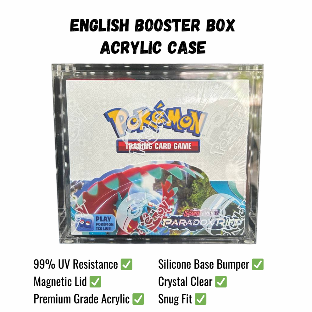 Pokemon Booster Box Acrylic Display Case | Shopee Singapore