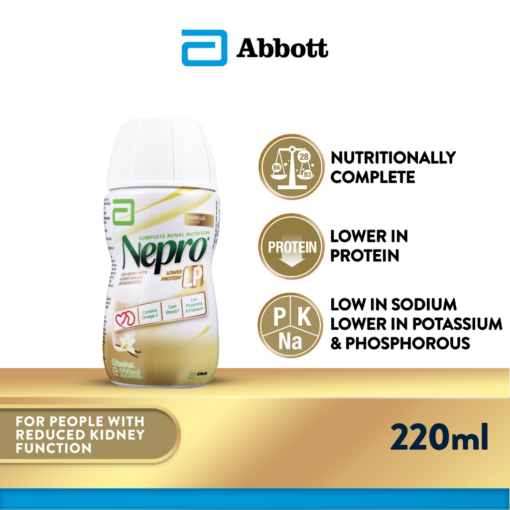 Nepro LP: 1.8kcal/ml Lower Protein Nutrition For People on With Reduced ...