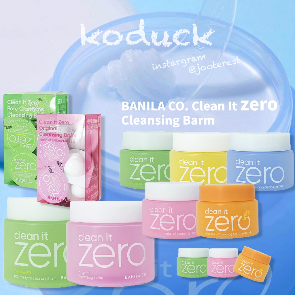 BANILA CO Clean It Zero Cleansing Balm Special Set - 3ml*16, 25ml ...