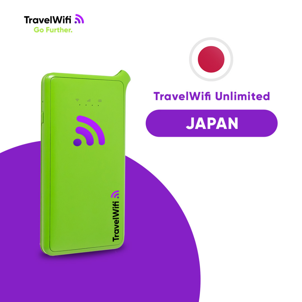 TravelWifi Japan Unlimited: Portable Mobile Hotspot | Pocket Wifi ...