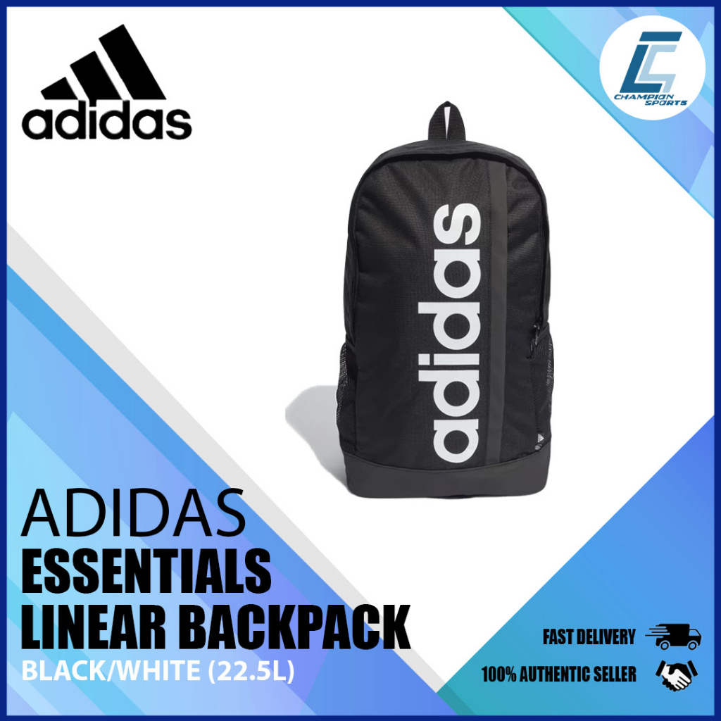 Adidas Essentials Linear Backpack (22.5L) (HT4746) | Shopee Singapore