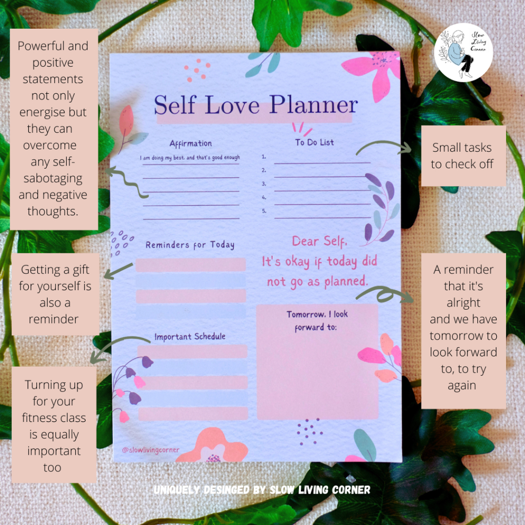 Christmas Gift | Self Love Planner | To Do List | Wellness | Daily ...