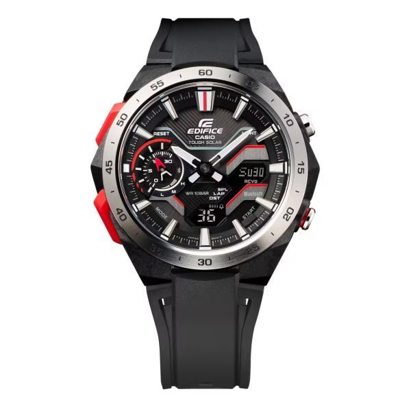 [Powermatic] Casio Edifice ECB-2200P-1A ECB2200 ECB-2200 Analog Digital ...