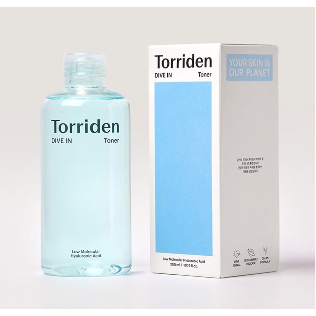 TORRIDEN Dive-in Low Molecule Hyaluronic Acid Toner 300ml | Shopee ...