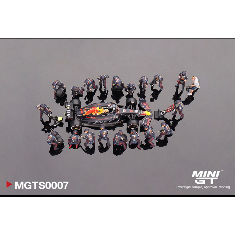 MINI GT Oracle Red Bull F1 RB18 #1 Crew Set Max Verstappen 2022 Abu ...