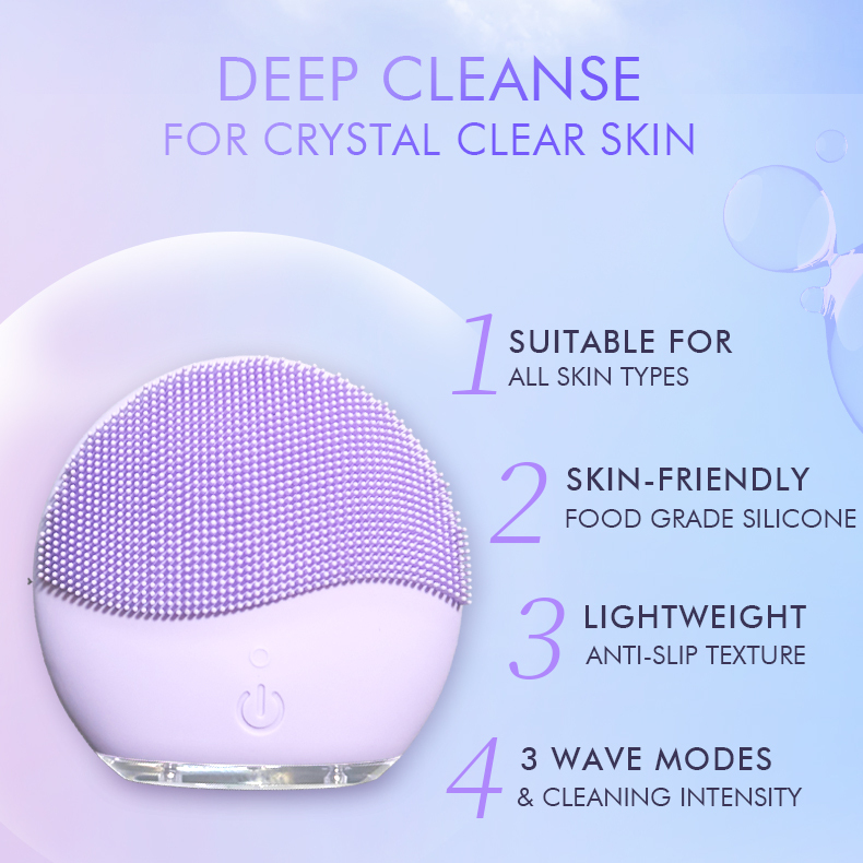 Aera 애라 Facial Cleansing Exfoliating Brush Scrub Massager Deep ...