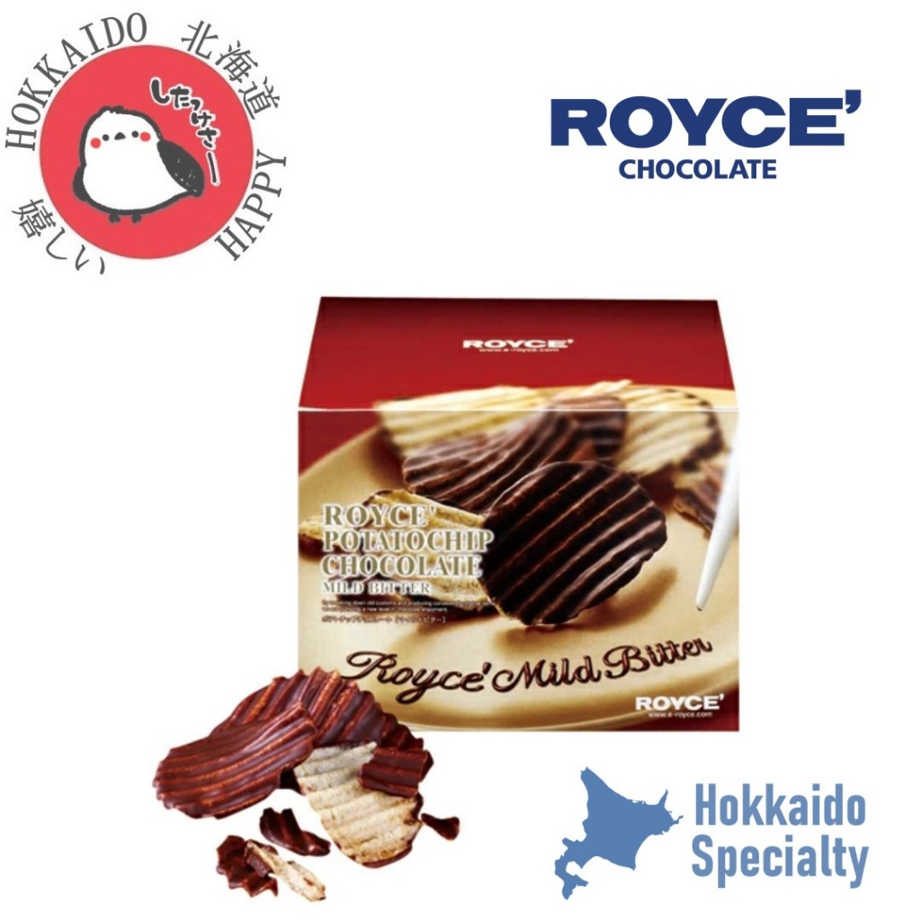 [Ship from Hokkaido] Royce Chocolate covered Potato Chips 190g Original ...