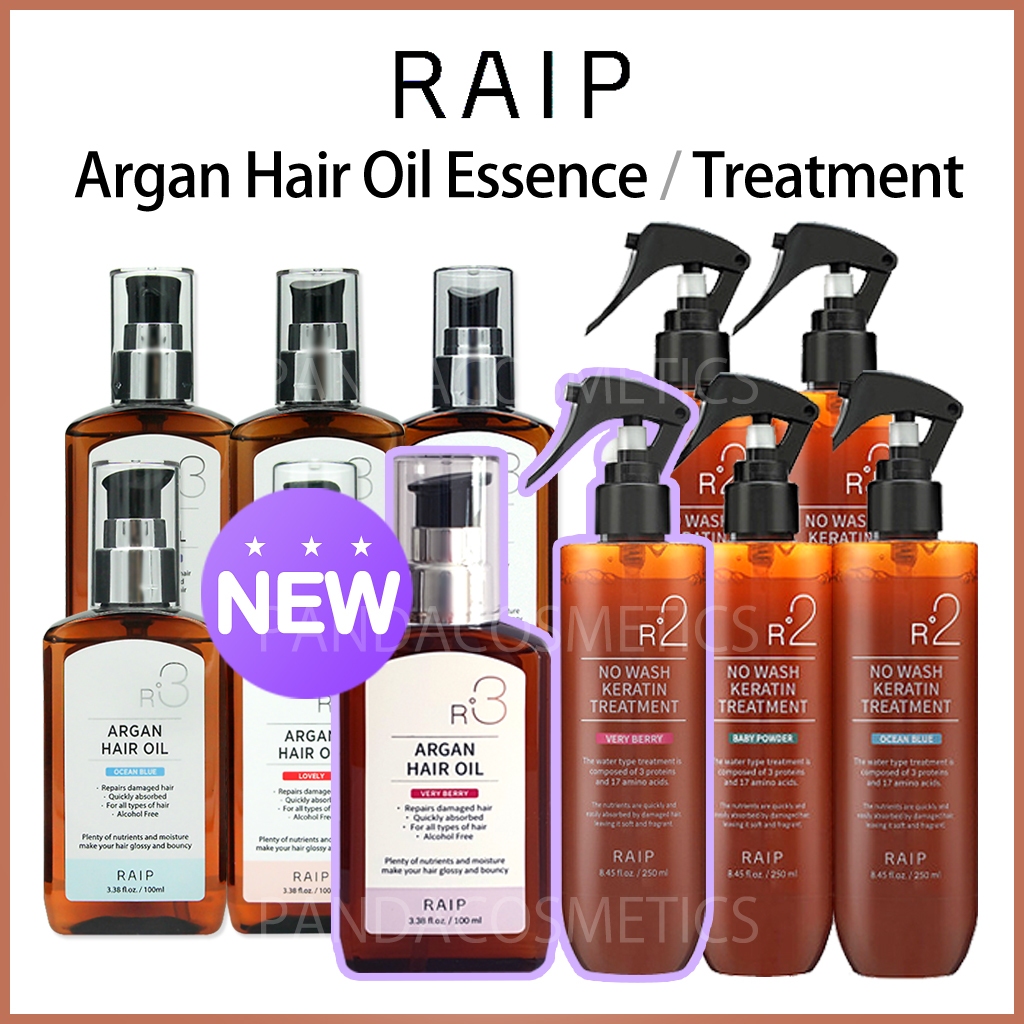 [RAIP] R3 Argan Hair Oil Essence / No Wash Keratin Treatment / Repair ...
