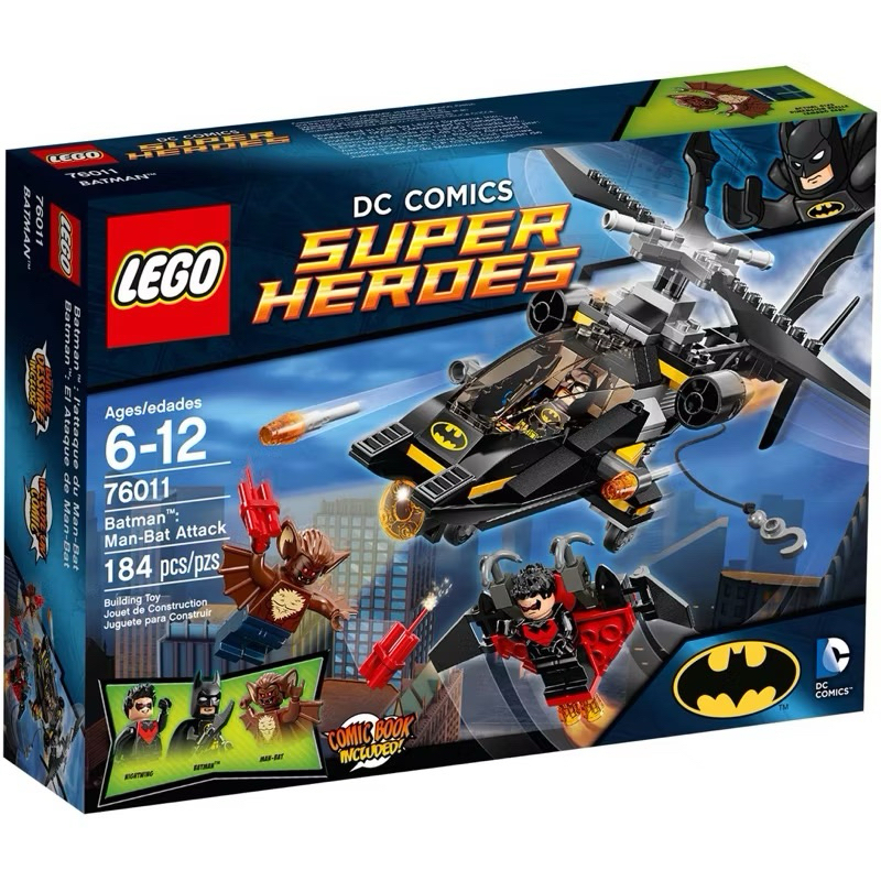 LEGO 76011 DC Super Heroes Batman Man-Bat Attack | Shopee Singapore