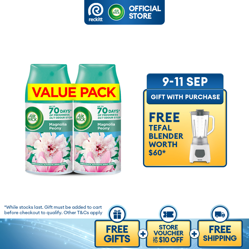 [New] Air Wick Freshmatic Air Care / Freshener Refill Twin Pack ...