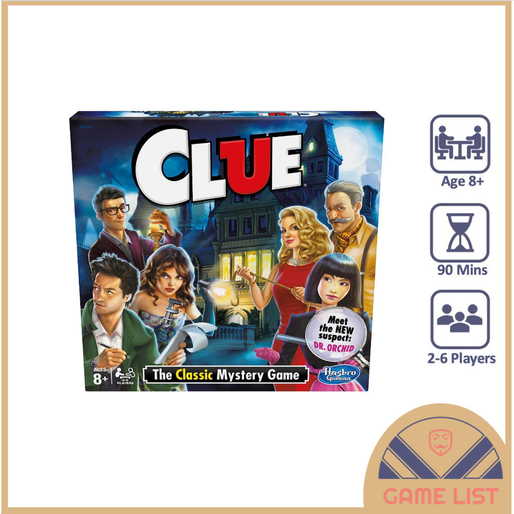 [Local Store] Clue Game Party Game Family Game Classic Game Party Game ...