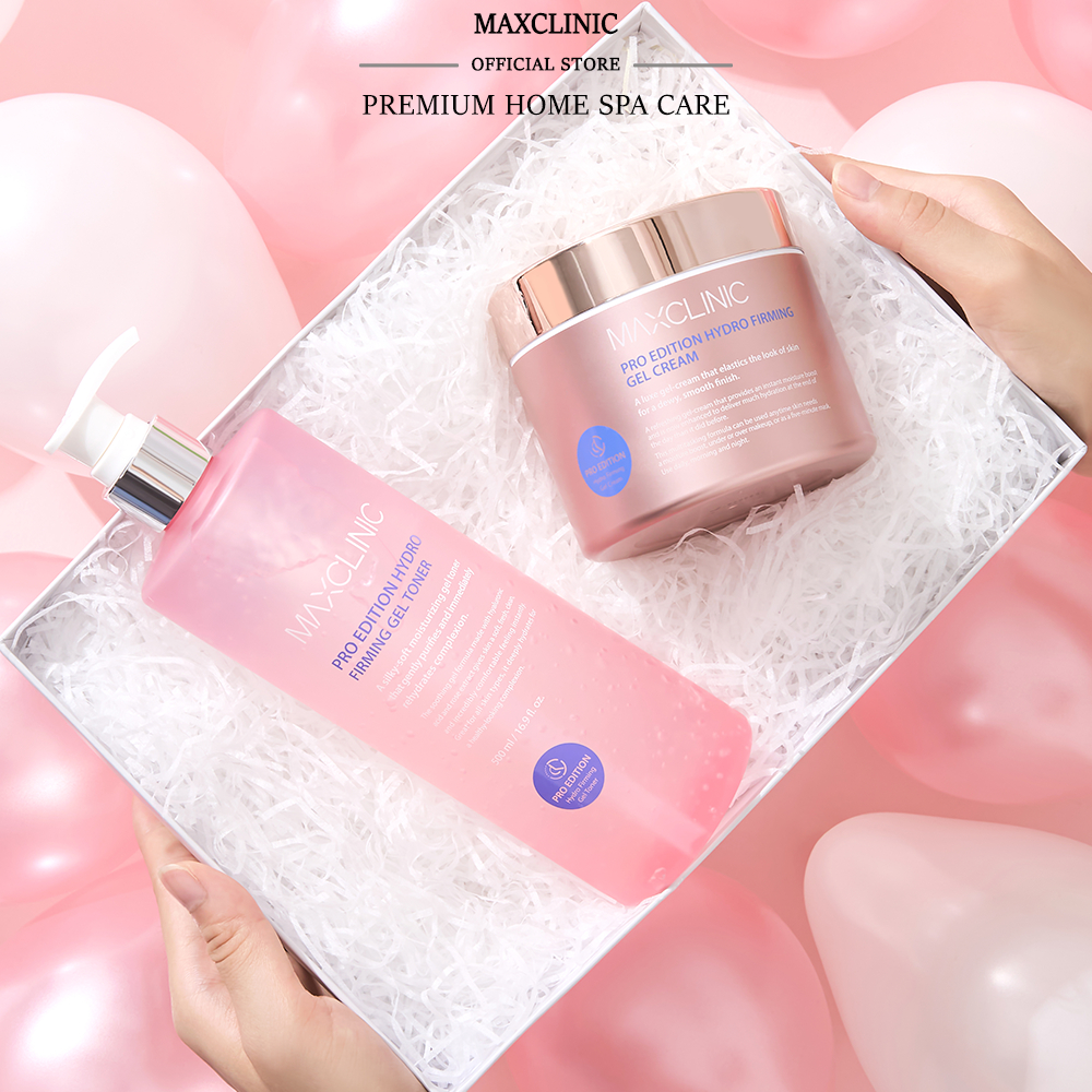 MAXCLINIC Pro Edition Hydro Firming Gel Cream 200ml + Gel Toner 500ml ...