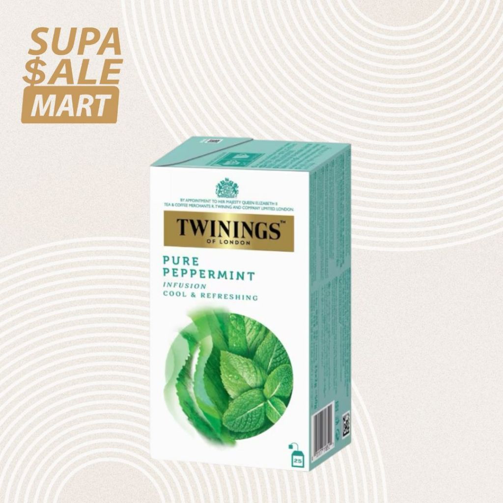 TWININGS Pure Peppermint Infusion Tea 25 x 2g | Shopee Singapore
