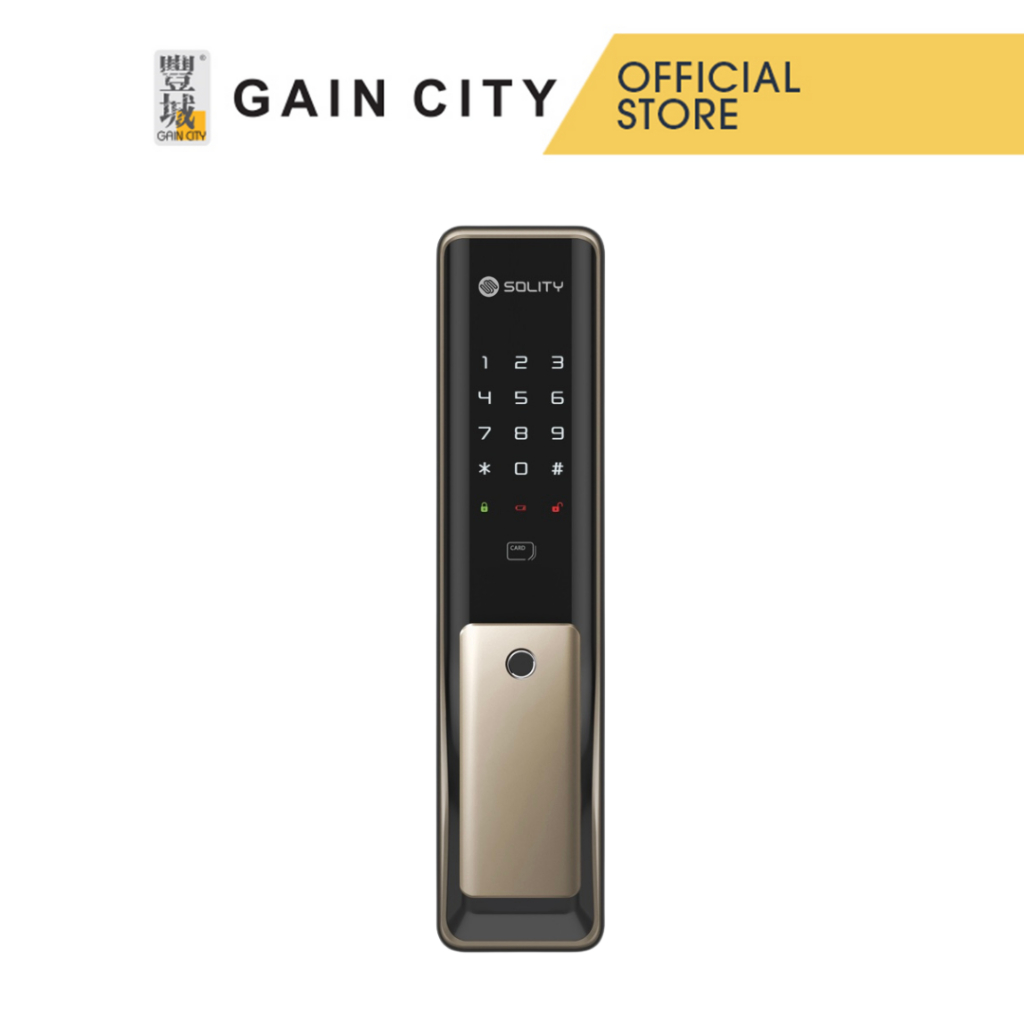 Solity Gp6000 Push Pull Digital Lock (champagne) | Shopee Singapore
