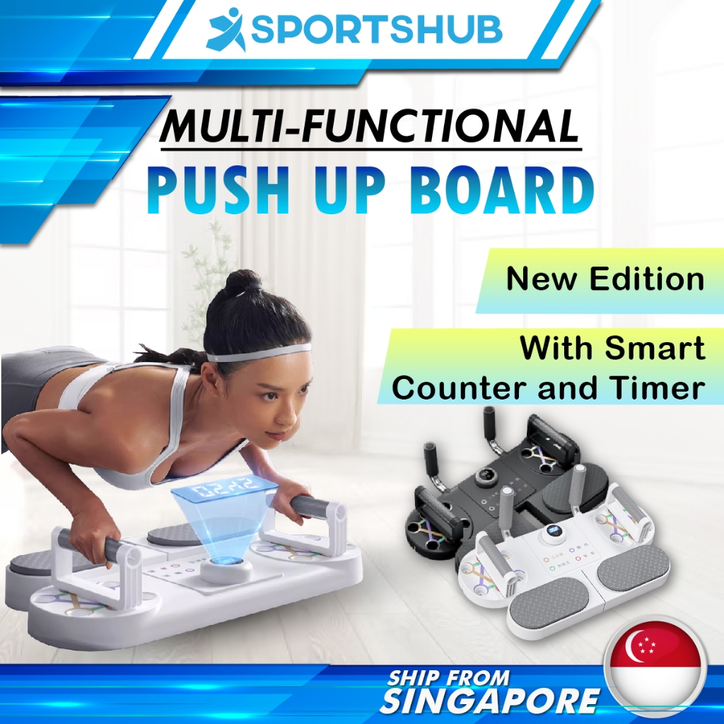 SG Push Up Board Smart Counter Timer Multi-Functional Home Gym Muscle ...