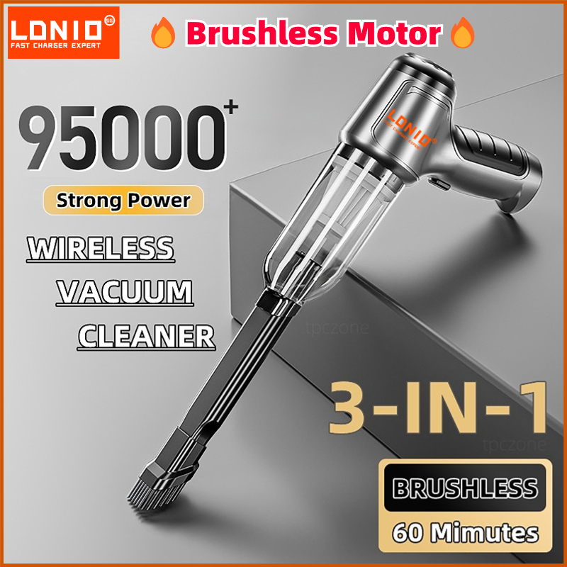 95000pa 3 In 1 Blow Suck Inflate Multifunctional Vacuum Cleaner