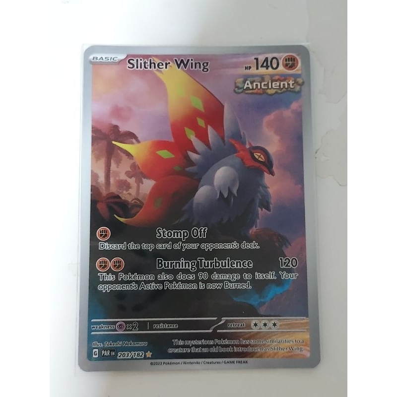 Pokemon slither wings illustration rare paradox rift card | Shopee ...