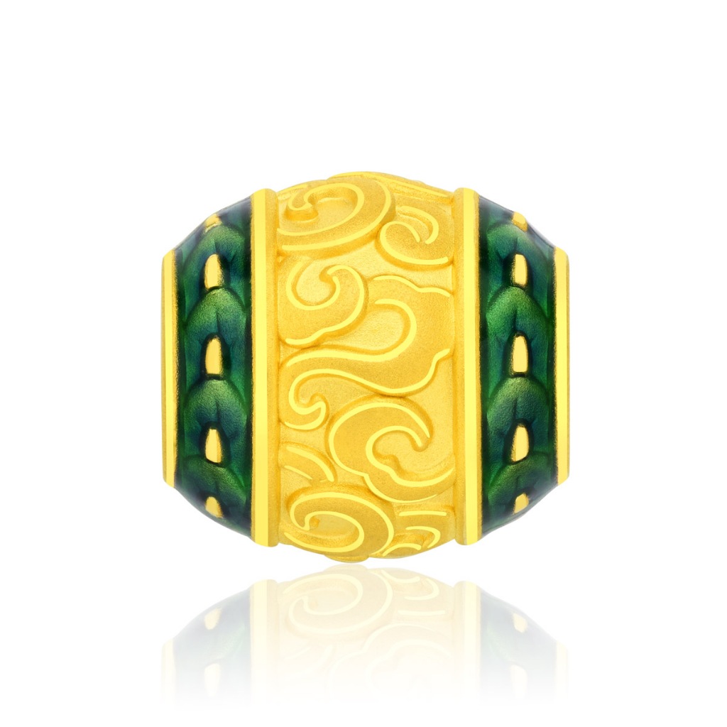 CHOW TAI FOOK 999 Pure Gold Charm with enamel - Dragon R33294 | Shopee ...