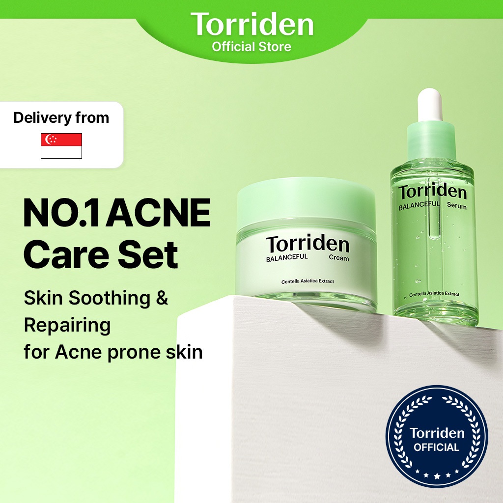 [Bundle of 2][Torriden Official] BALANCEFUL CICA, Skin Soothing Serum ...