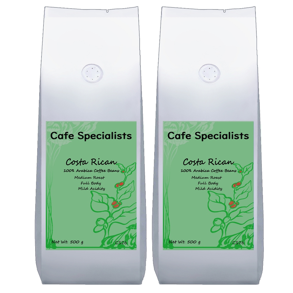Cafe Specialists Premium Costa Rican 100% Arabica Whole Coffee Beans 2 ...