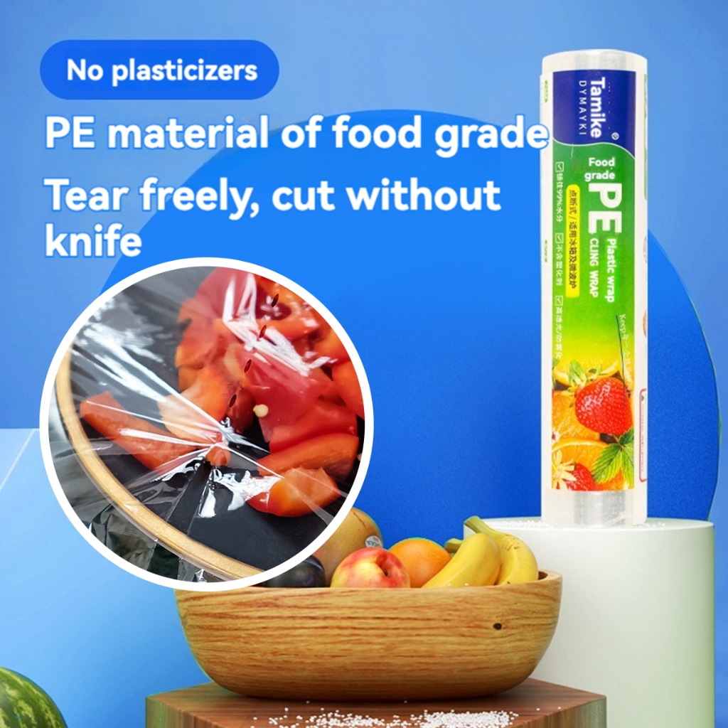 Food PE Cling Film High-Temperature Resistant Cling Wrap Cutter Food ...