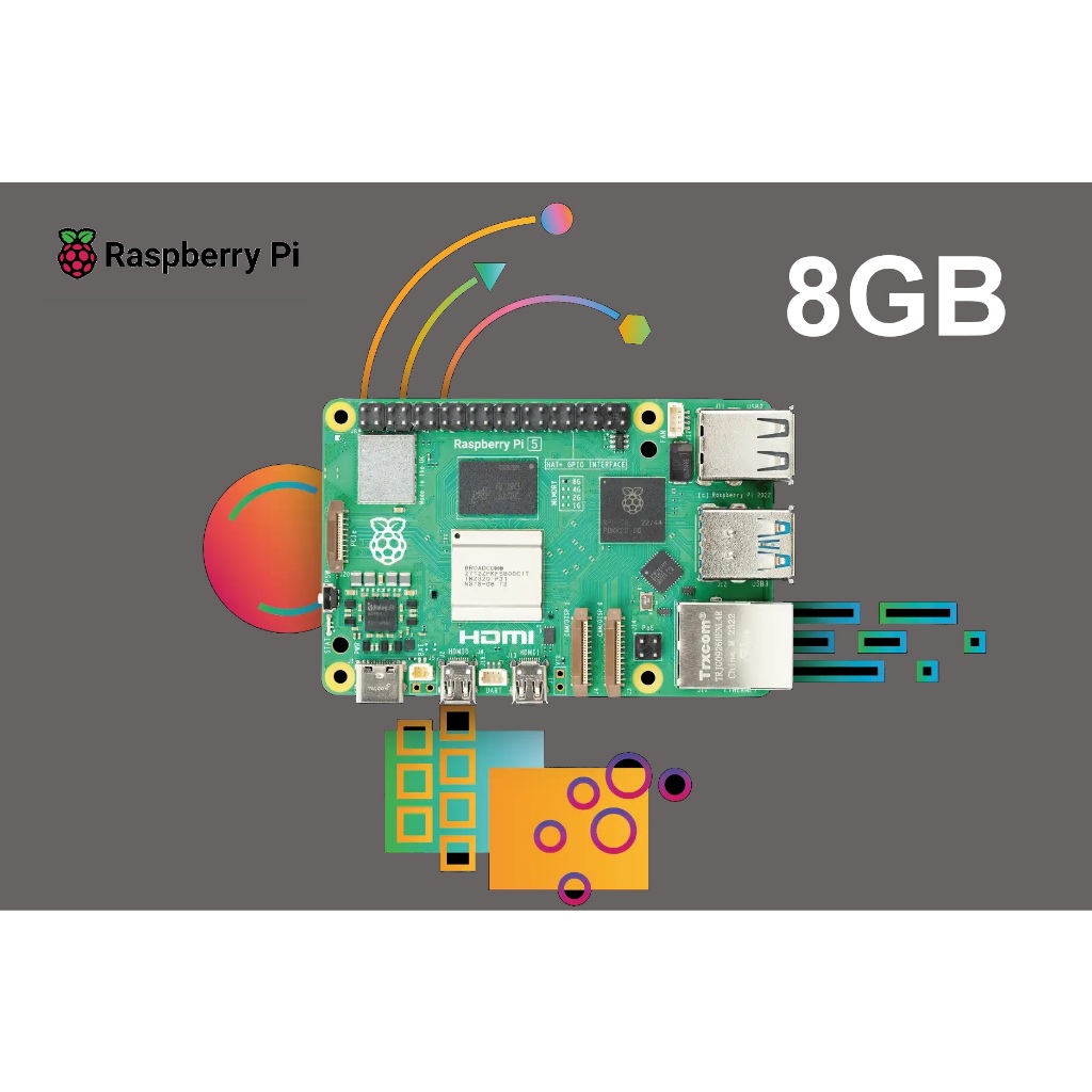 Raspberry Pi 5, 8GB RAM, Dual 4Kp60, PCI express | Shopee Singapore