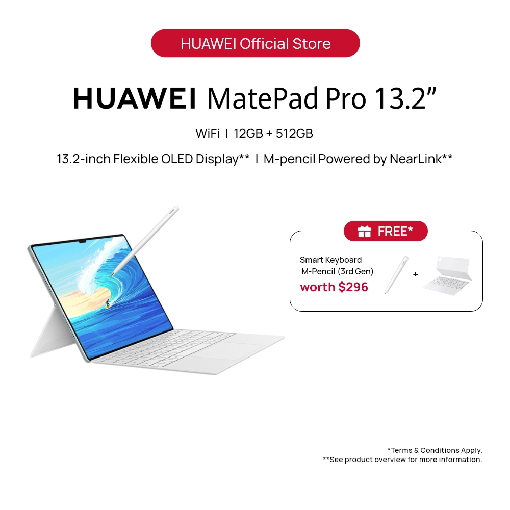 HUAWEI Matepad Pro 13.2 12GB+512GB Tablet with 13.2inch OLED Display ...