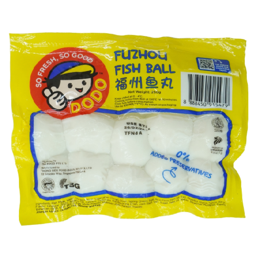 DoDo Fuzhou Fishball - Chilled 250G Halal | Shopee Singapore