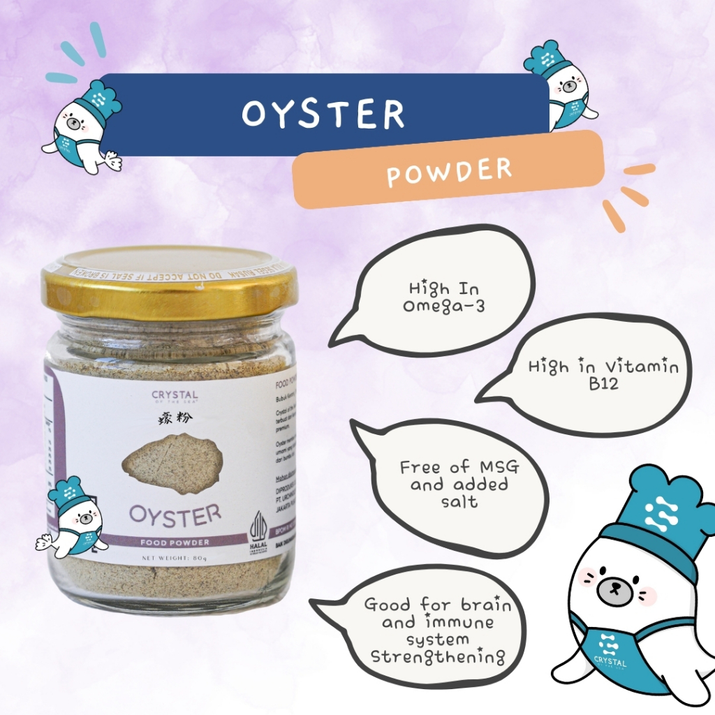 CrystalSeaSG - Premium Oyster Powder 80g 24.90 | 20g 9.40 | Shopee ...