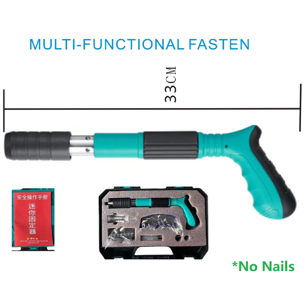 Mini Steel Nails Fastener Gun Ceiling Tool Nail Staple Trunking Cement ...