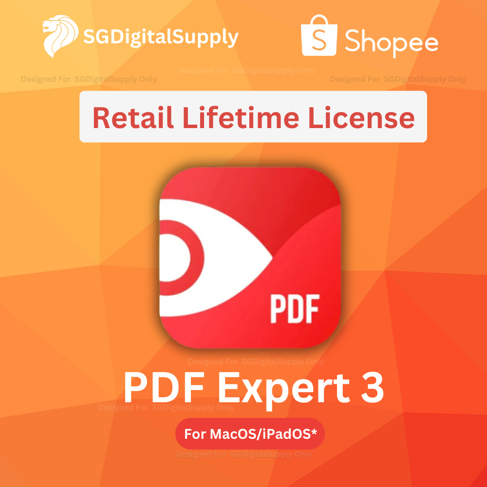 PDF Expert | PDF Editor & Reader | For Mac/iPad/iPhone ONLY | Lifetime License | Official Retail ...