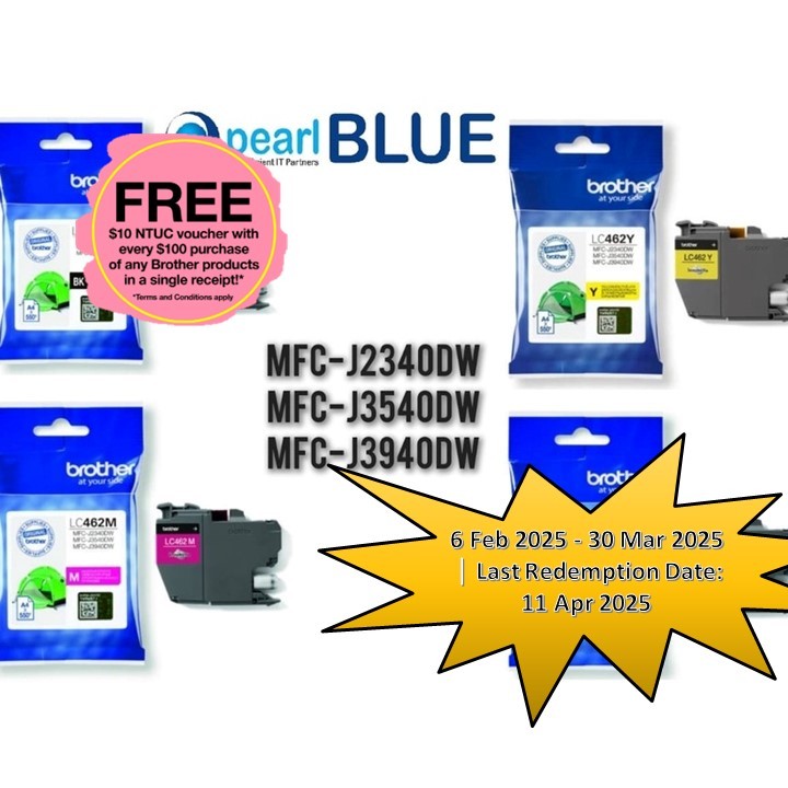 [SG SELLER] Brother Ink LC-462 BKCMY for MFC-J3940DW LC462 Original Ink ...