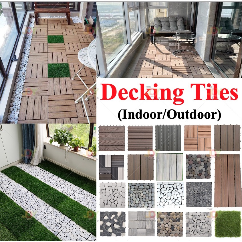 [SG Instocks] Water-proof Decking Tile Outdoor Corridor Balcony Porch ...